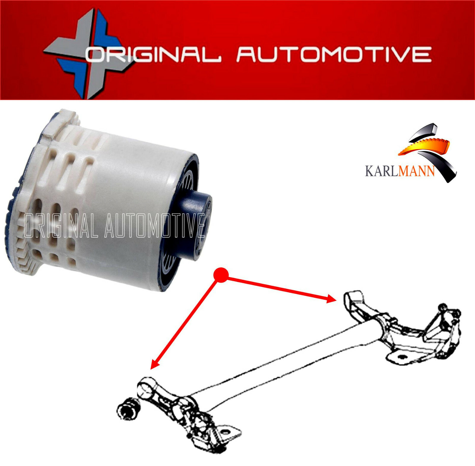 fits CHEVROLET CRUZE 2010> REAR AXLE CONTROL TRAILING CROSSMEMBER BUSH ...