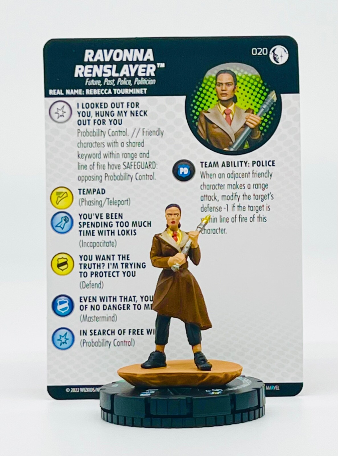 Marvel Heroclix Disney Plus Ravonna Renslayer #020 Uncommon w/ Card | eBay