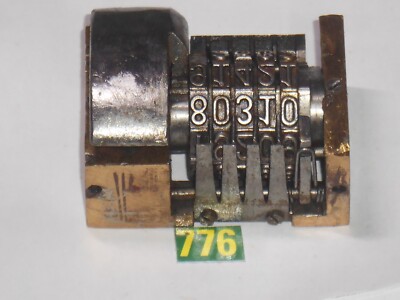 BATES Letterpress Numbering machine | 776 | eBay