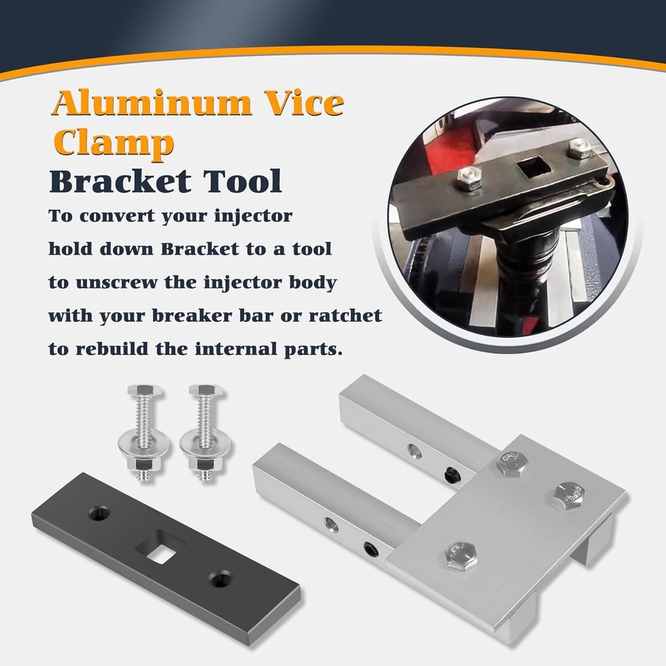 For Ford 7.3L PowerStroke Injector Rebuild Kit w/ Vice Clamp, Springs ...