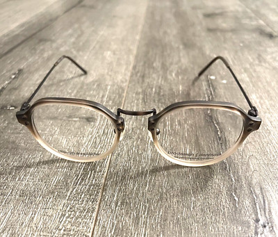 NEW PRODESIGN DENMARK 4742 c.6421 BROWN/CLEAR EYEGLASSES GLASSES 49-21 ...