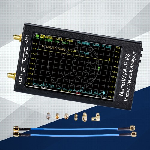VNA-F V3 1MHz-6GHz Vector Network Analyzer VNA Kit For MF/HF/VHF/UHF ...