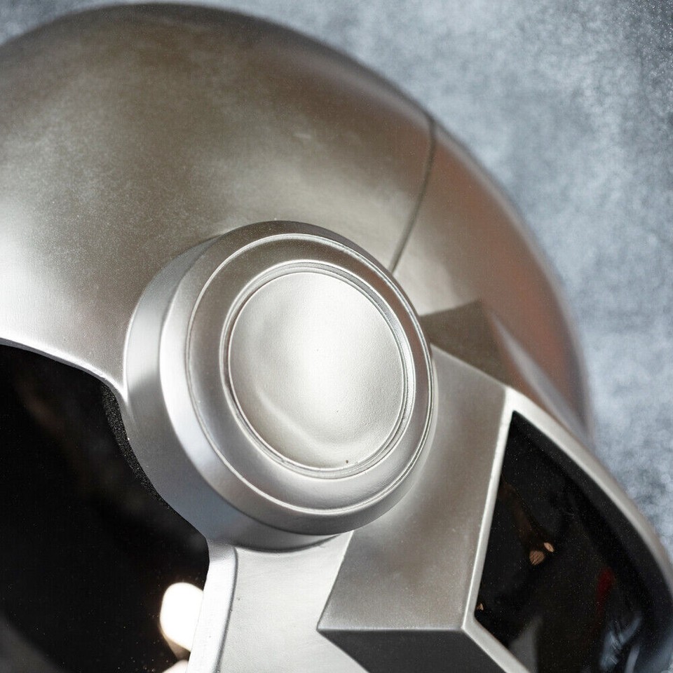 Xcoser 1:1 Daft Punk Helmet DJ Thomas Cosplay Props Silver Replica for ...