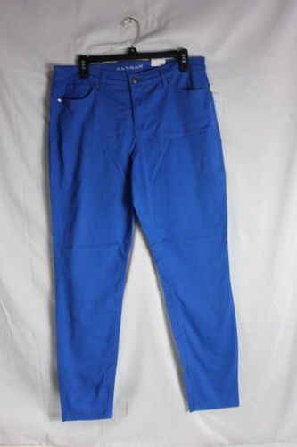 Hannah Jeans Skinny Fit Womens Size 12 Mid Rise Blue Curvy Fit | eBay