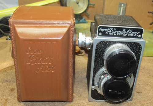 Vintage Super RicohFlex Camera In Case, Very Nice, Untested | eBay
