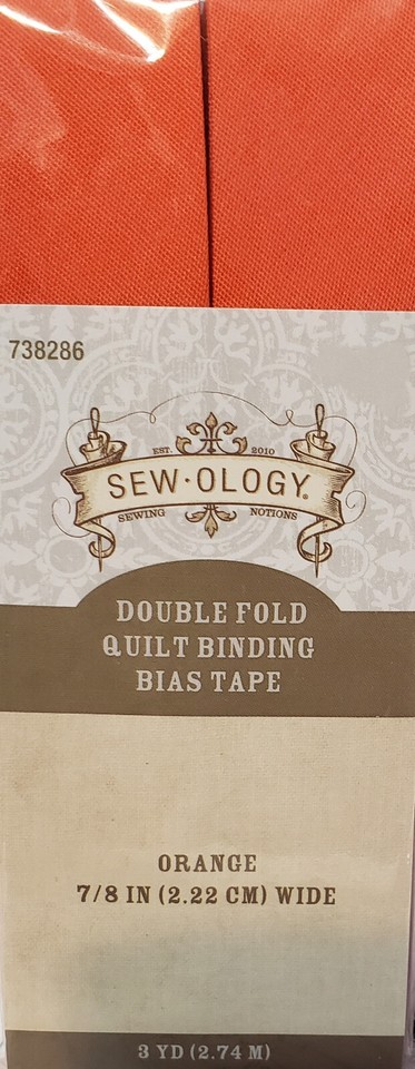 SEW-OLOGY DOUBLE FOLD BIAS TAPE - 7/8 INCH - 3 YRDS - SHIP DISCOUNT ...