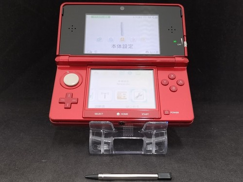 L324 Ship Free Nintendo 3DS console Red Japan x | eBay