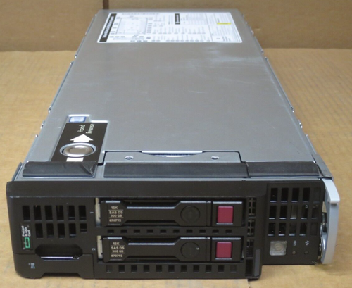 HP ProLiant BL460c GEN9 G9 2xE5-2637v4 3.5GHz 128GB Ram 2x300GB HDD ...