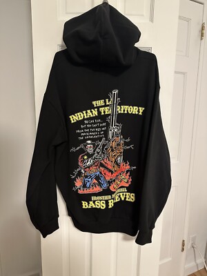 Warren Lotas Hoody Sample Black Indian Territory Size XL | eBay