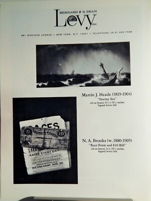 MARTIN J HEADE ART PIECE VTG ORIG 1974 ADVERTISEMENT | eBay