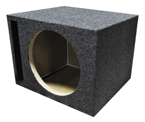 Single 10 Inch Heavy-Duty Ported Vented Subwoofer Sub Box Enclosure ...