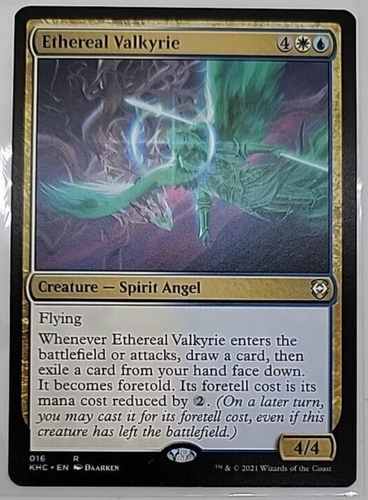 Magic the Gathering MTG Ethereal Valkyrie (16) Kaldheim Commander | eBay