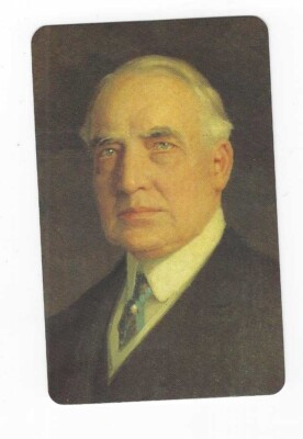 1991 FAX-PAX PRESIDENT WARREN G. HARDING PORTRAIT CARD | eBay