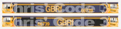 Adhesive Vinyl Class 66 Decal suit OO gauge Hornby / Lima - GBRf 66739 ...