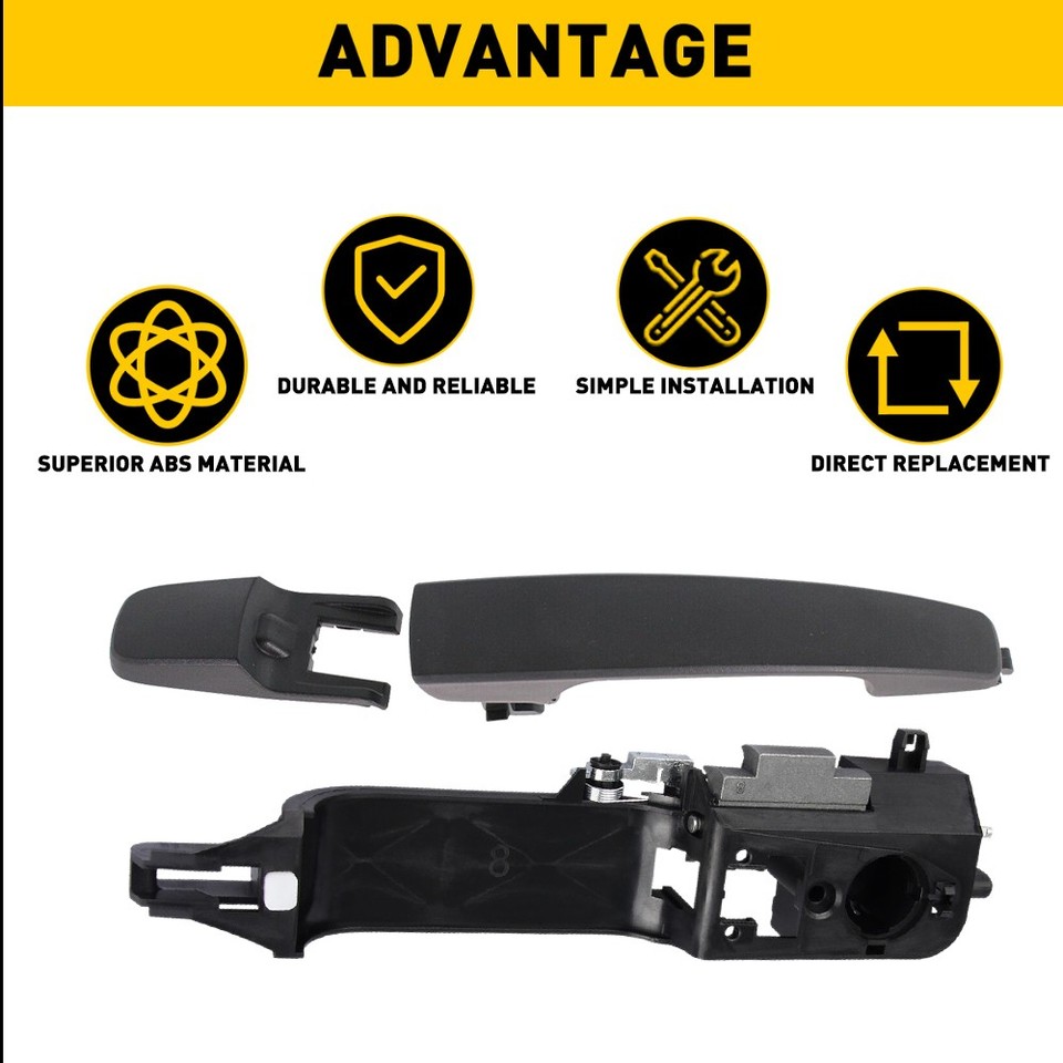 New Exterior Door Handle Focus Ford 2008-2011 For Front Passenger Side ...