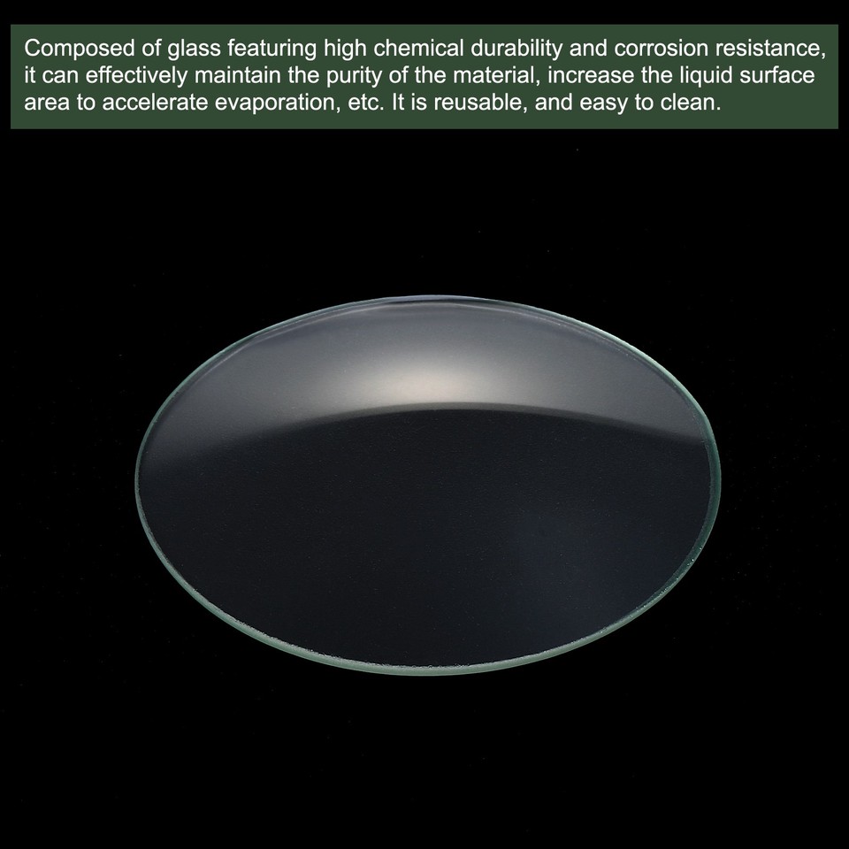 3Pc Watch Glass Beaker Cover,Lab Watch Glasses Cover Lids(Transparent,2 ...