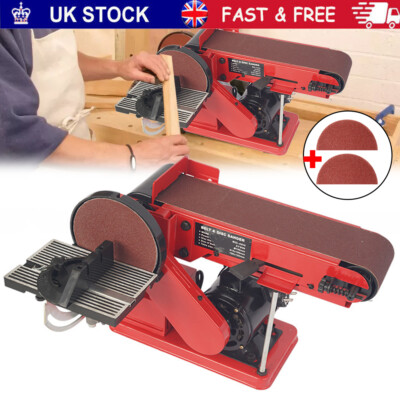500W Belt Disc Sander Bench 390Mm Sander Sanding With Powerful Motor ...