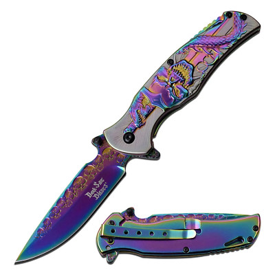 New Dark Side Blades - Spring Assisted Knife - DS-A063RB Fantasy ...