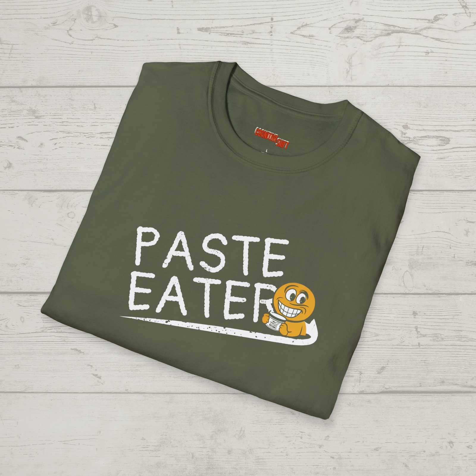 Funny Paste Eater T-Shirt, Humor Graphic Tee, Quirky Sarcastic Shirt ...