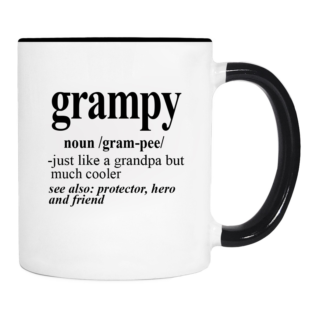 Grampy Noun - 11 oz Mug - Grampy Gift - Grampy Mug - Pregnancy Reveal ...