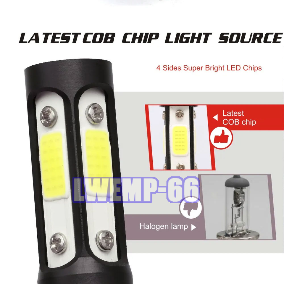 For GMC Jimmy 1989 - 1991 4PCS 4x6" LED Headlights Hi/Lo Beam | eBay