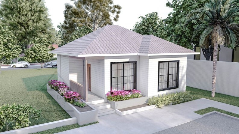 3d Small Modern House Modern House Isometric View Illustration 3d