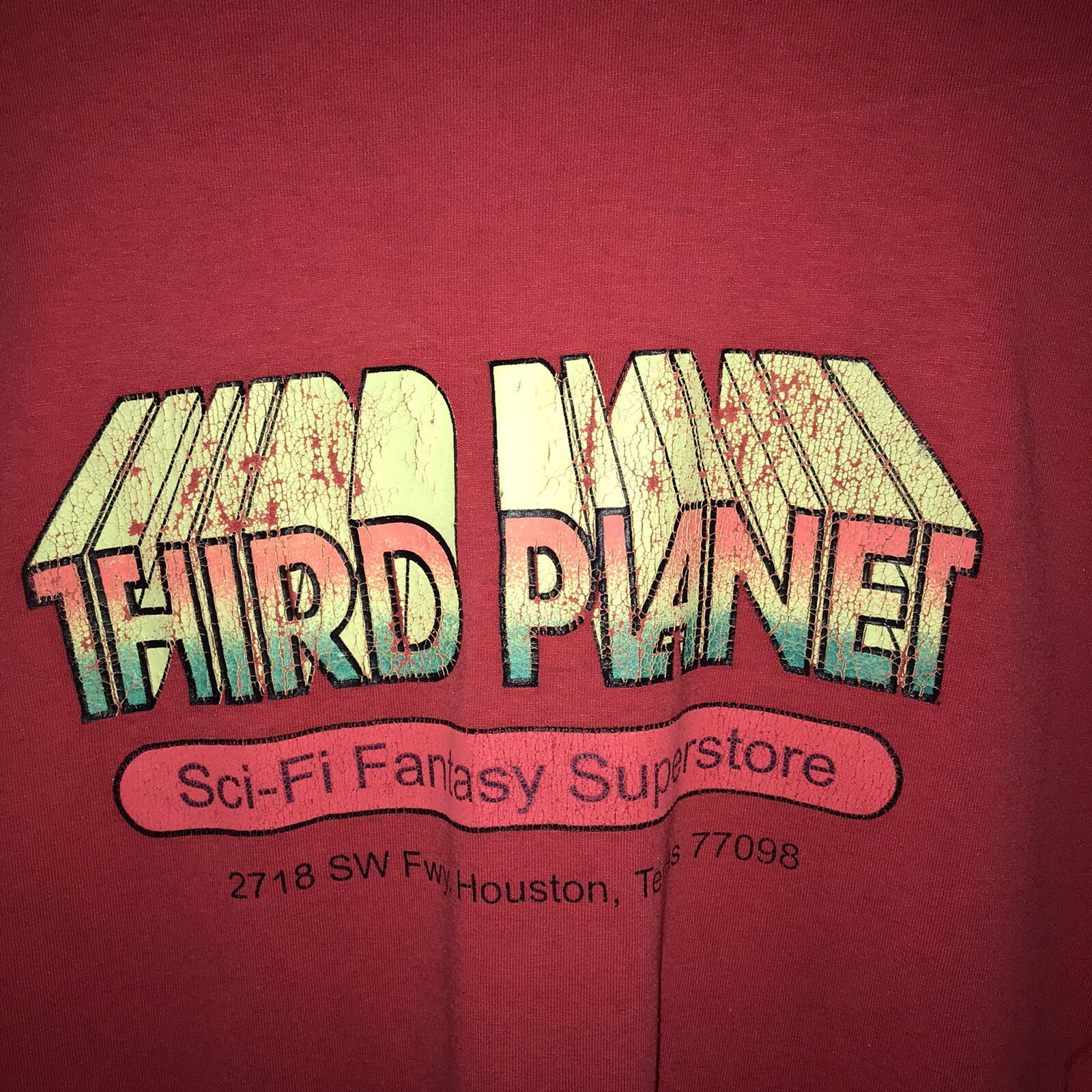 Third Planet Polo Shirt Sci-fi Comic Book Store Houst… - Gem