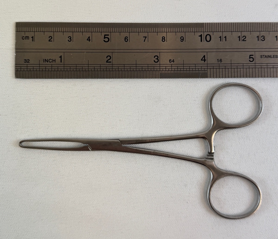 Miltex 16-3 Baby Allis Tissue Forceps 4 x 5 Teeth Extra Delicate Jaws 2 ...