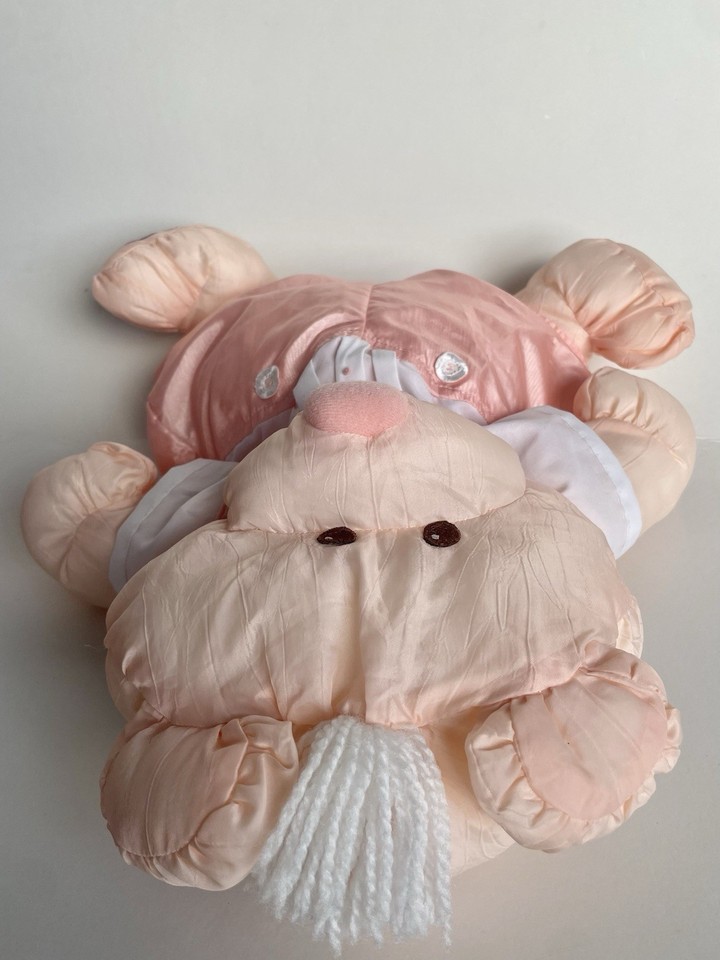 Vintage 1986 Puffalump Peach Teddy Bear/Soft Toy/Plushie. Fisher Price ...