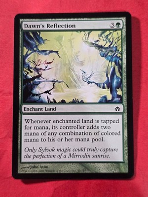 2004 Magic The Gathering Fifth Dawn #85 Dawn's Reflection, C, NF, cd2 ...
