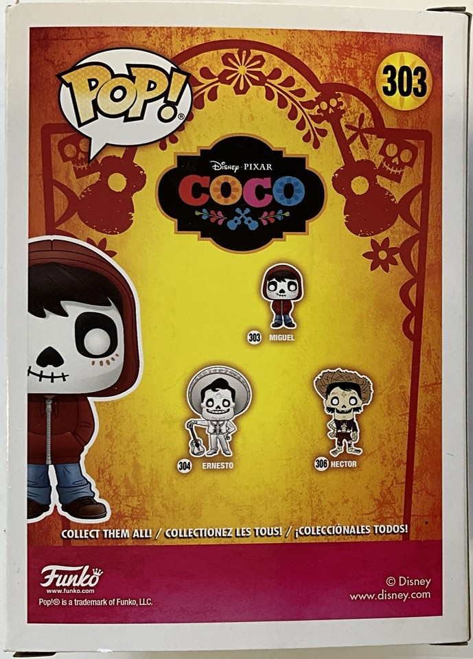 Funko Pop! Vinyl: Miguel #303 Disney Pixar Animation Coco | eBay