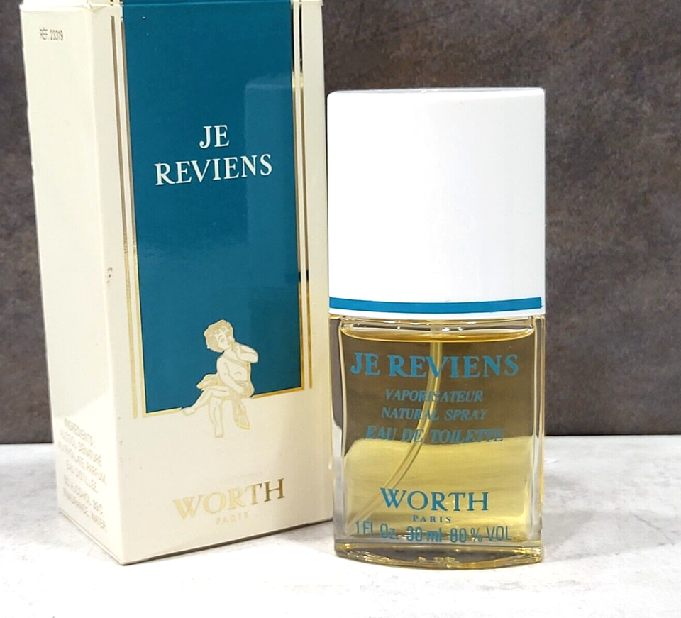 Je Reviens By Worth Eau De Toilette 1 fl.oz /30 ml Spray~ DISCONTINUED ...