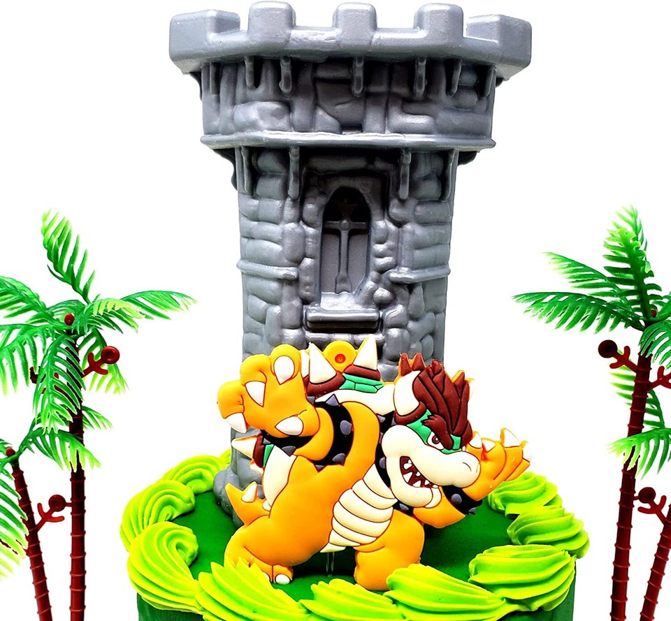 Super Mario Brothers Birthday Cake Topper Set BRAND NEW Bowser | eBay