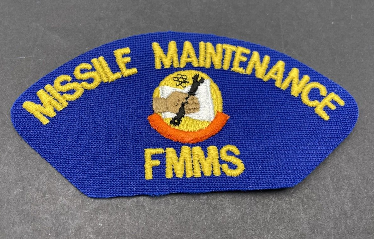 2 USS Missile Maintenance FMMS Squadron Patch Patches USAF Air Force ...