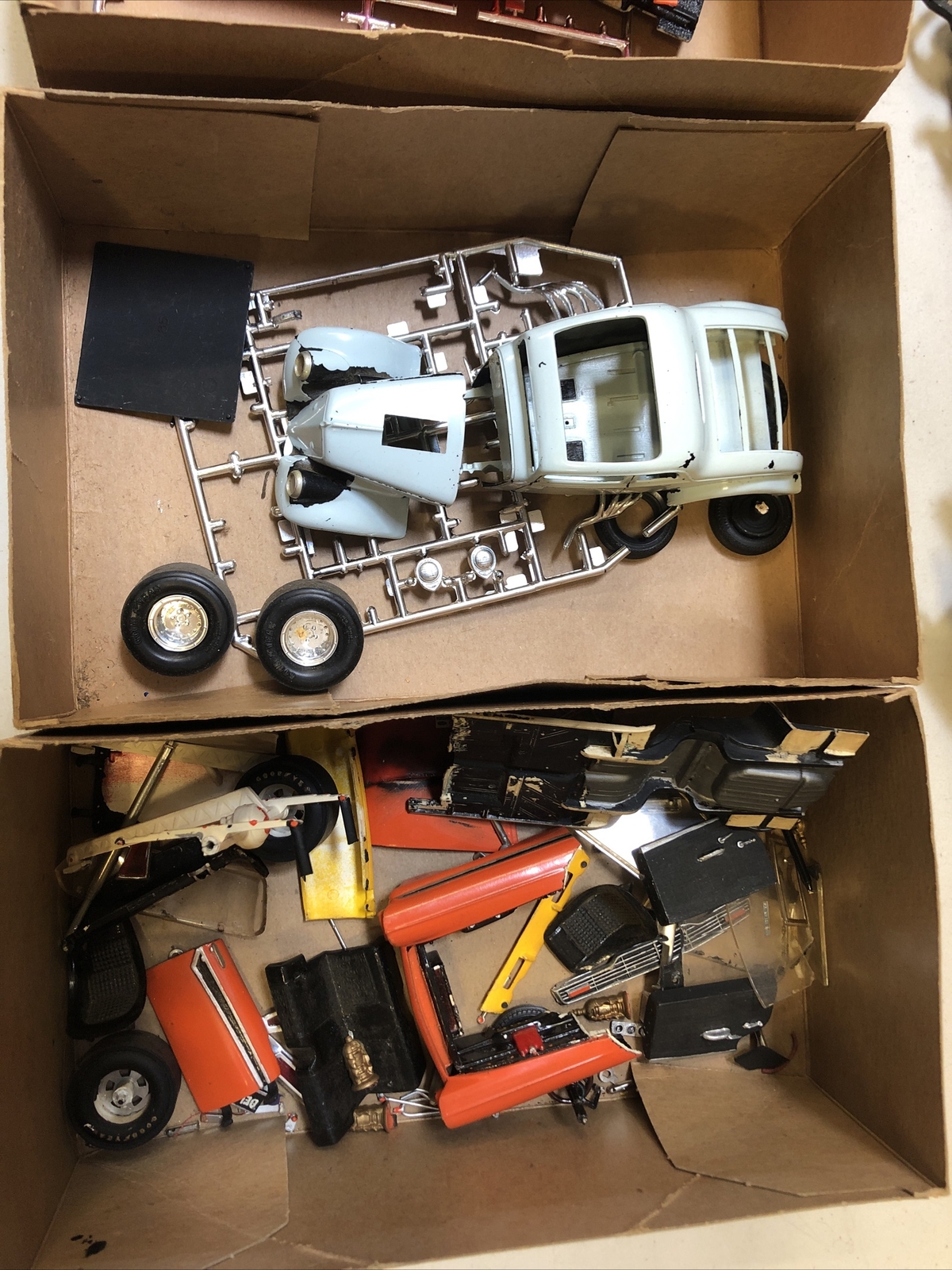 Lot of 6 Plus Built Car Model Kit Assorted Cars Plastic Vintage And ...