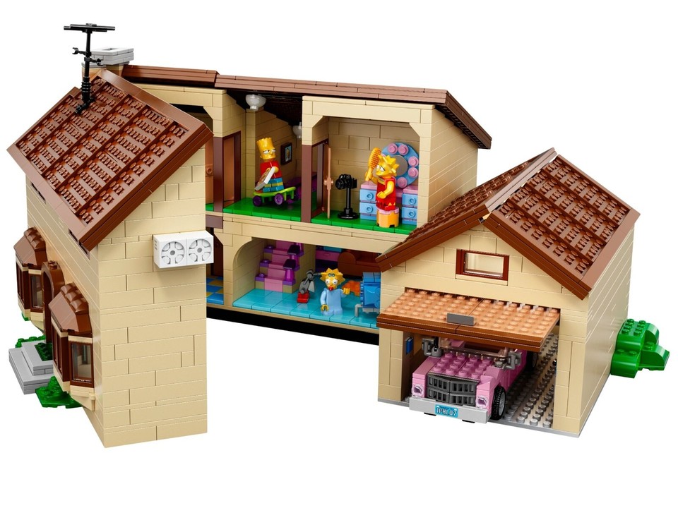 MOC blocks The Simpsons House (71006) With 2523 Pieces. Generic Bricks ...