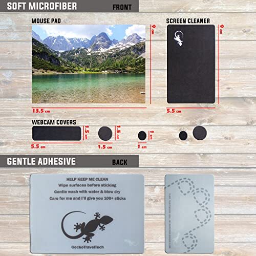 Adhesive Mouse Pad - Peel and Sticks to Any Surface - Travel Mouse Pad ...