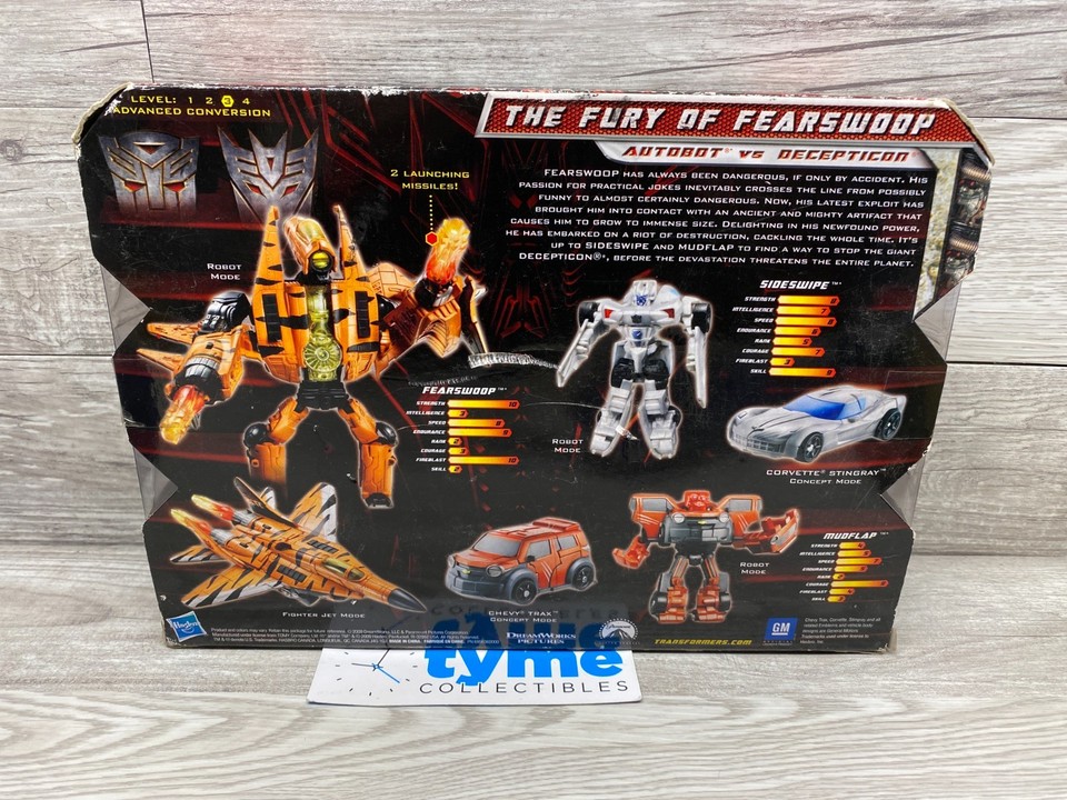 Transformers Sideswipe Mudflap & Fearswoop ROTF Walmart exclusive | eBay