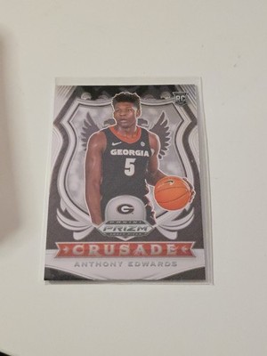 Anthony Edwards Ant Man Rookie Nba Prizm Draft Picks Crusade Georgia ...