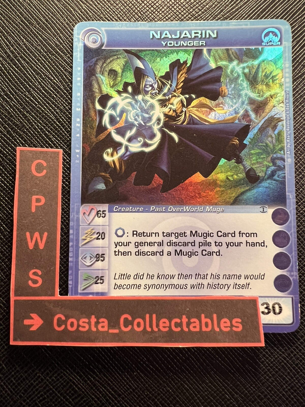 NAJARIN YOUNGER - MAX E 65/20/95/25/30 - PAST - SUPER - CHAOTIC CARD ...