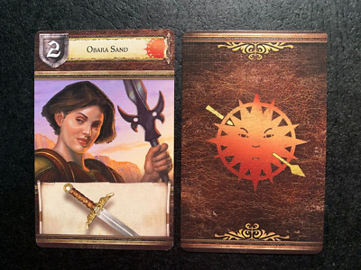 GAME OF THRONES THE BOARD GAME Obara Sand House Card 2011 SECOND ...