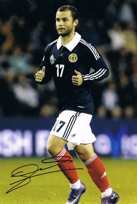 Signed Shaun Maloney Scotland Autograph Photo Wigan Celtic Hull City (2 ...