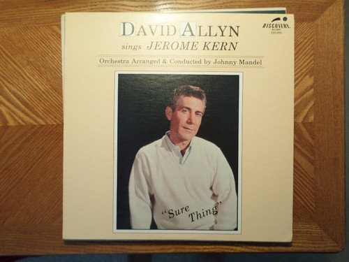 Discovery LP Record / David Allyn / Sings Jerome Kern / Sure Thing / Nr ...