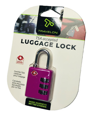 Travelon Tsa Luggage Lock Pink 12790 | eBay
