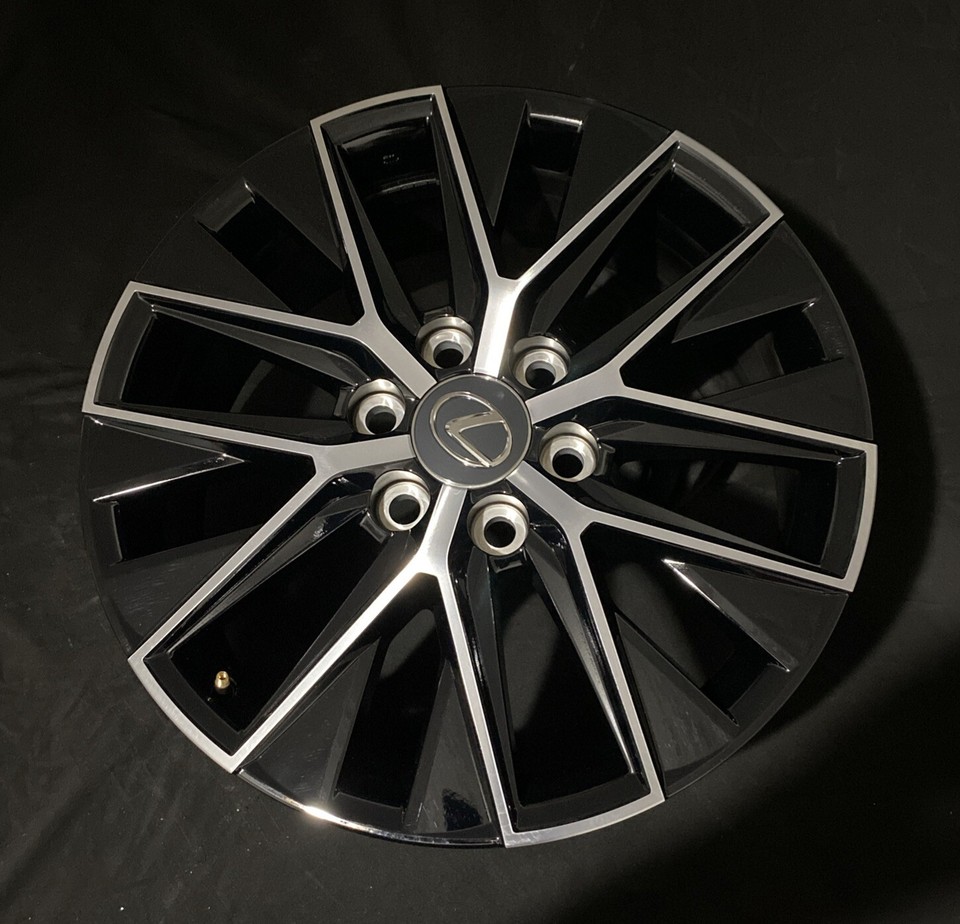 2024-2025 Lexus GX550 LX600 20" ORIGINAL FACTORY Gloss Black Wheels OEM ...