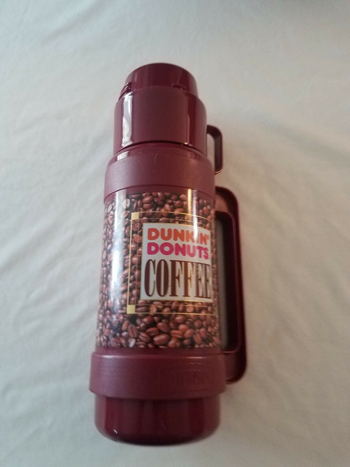 Dunkin' Donuts Coffee Thermos With Drinking Cup - 1 Liter - Model 3210 ...