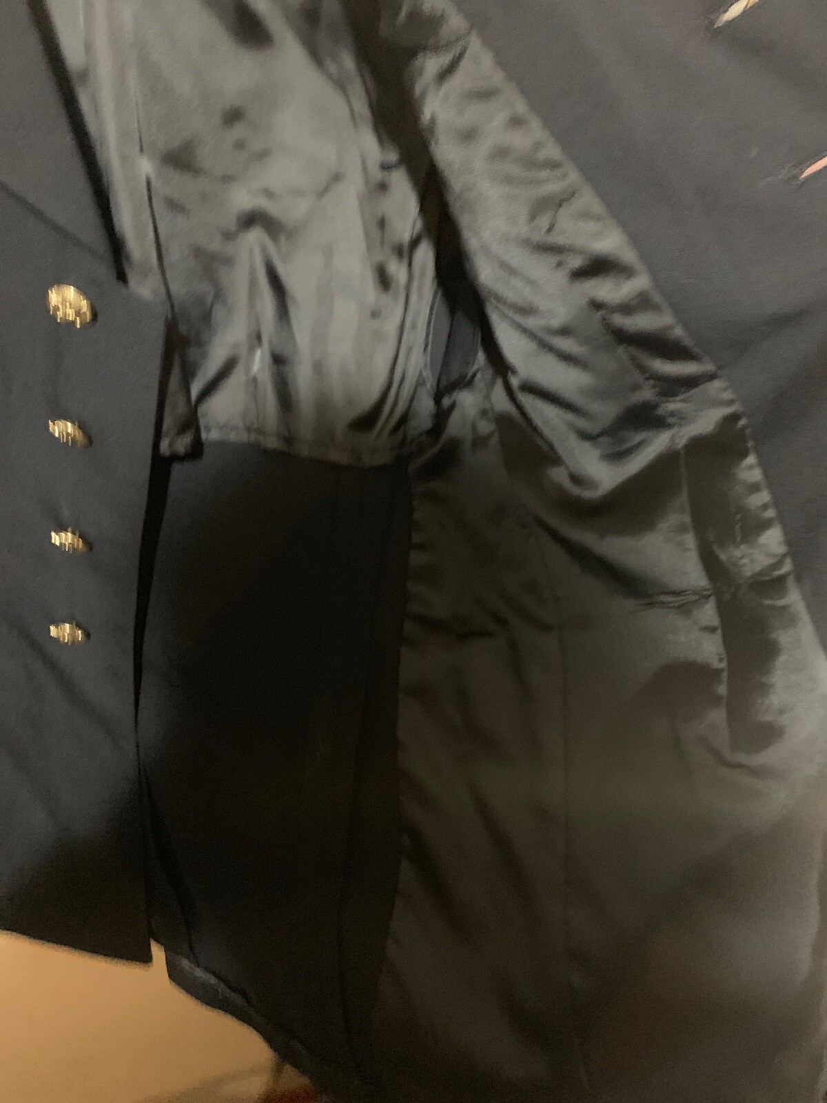 US Army Dress Coat Blue Shade 450 Mens 37S Decorated Defense | eBay