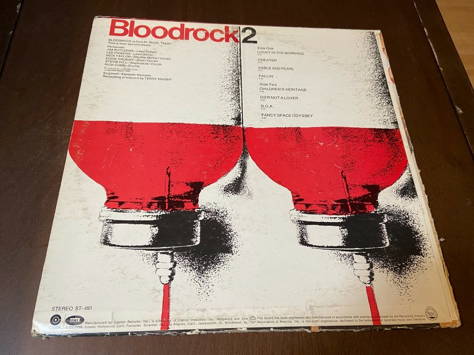 Bloodrock~2~Blues Hard Rock 70s LP~Capitol Records Stereo Press~FAST ...