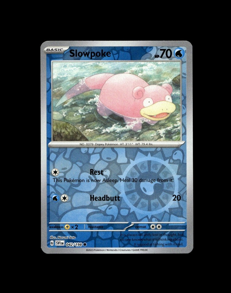 Slowpoke Slowbro Slowking Pokemon Card! Holo/Reverse Holo EX V Full Art ...