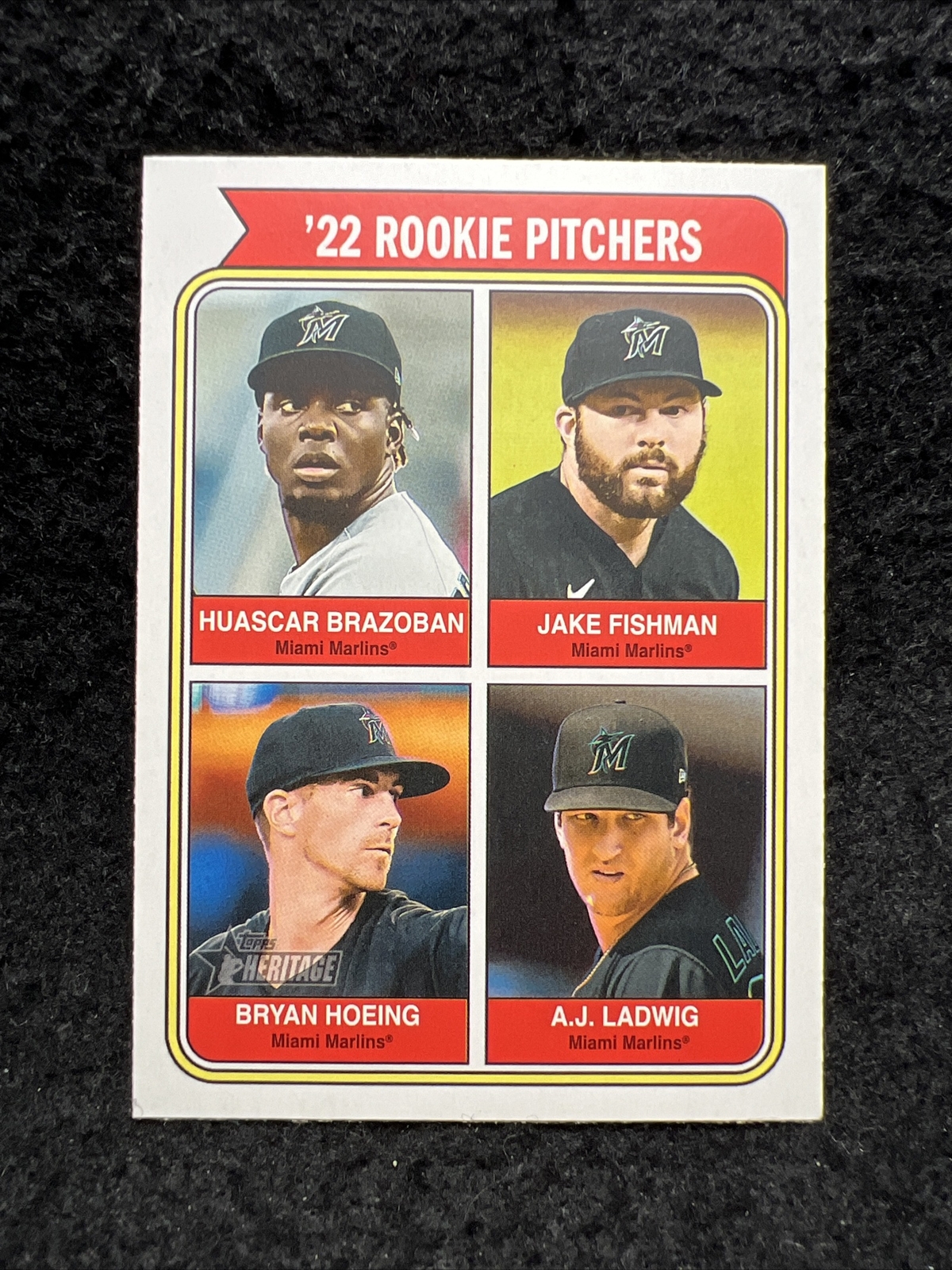 2023 Topps Heritage - Topps Rookie Stars #492 Bryan Hoeing, Huascar ...